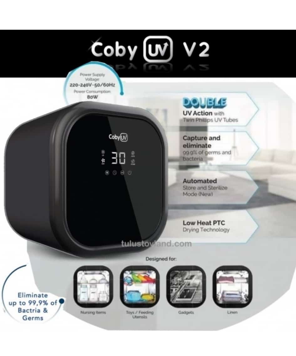 Coby Haus UV Sterilizer V2 – Black - Mamasewa Surabaya